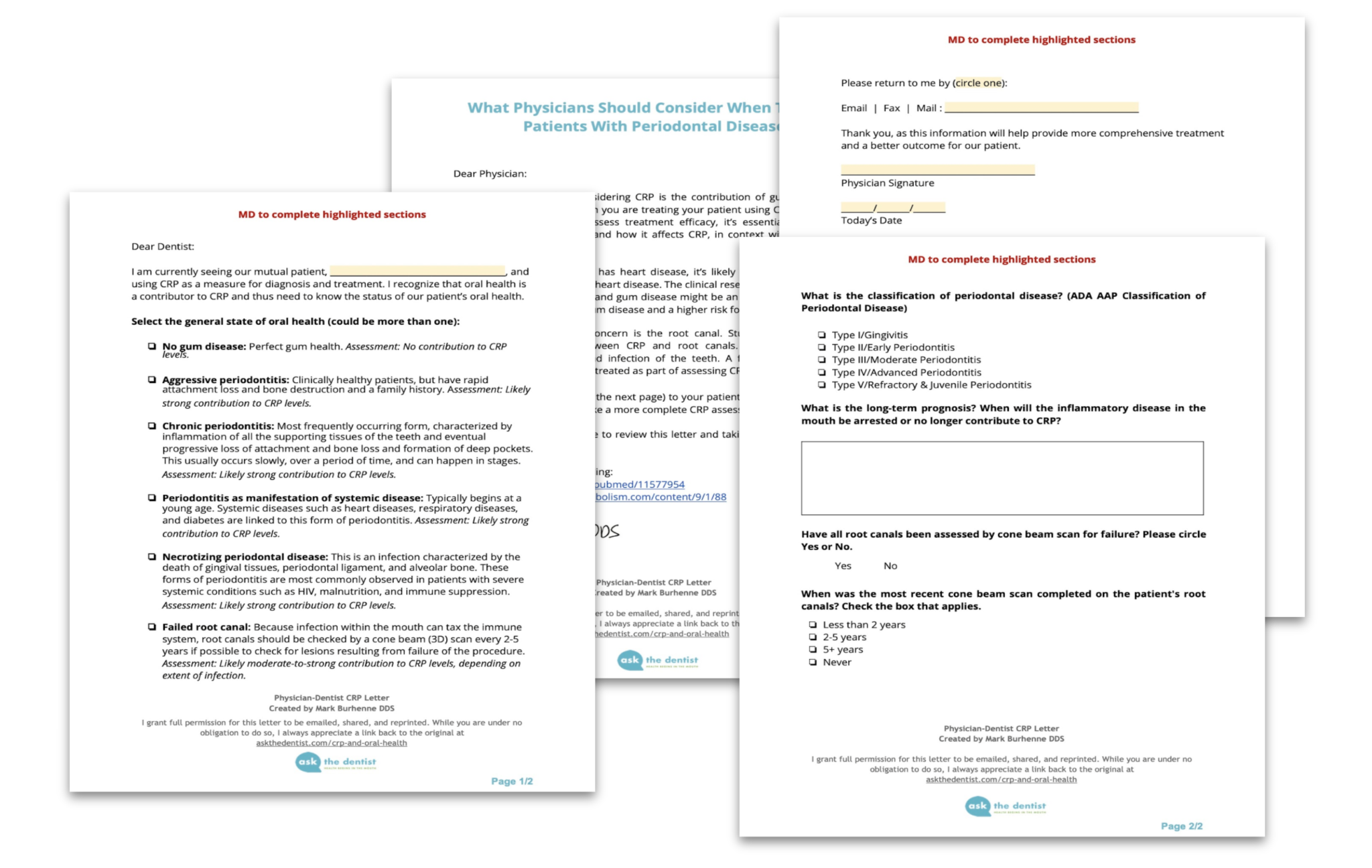 CRP and Oral Health: What Your Physician May Not Know